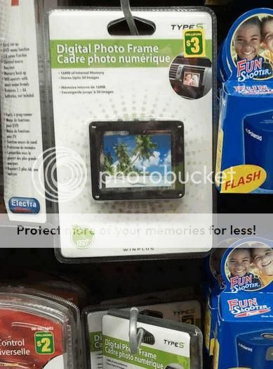 [Dollarama] 2.4" Photoframe / Wireless doorbell Dollarama $3 ...