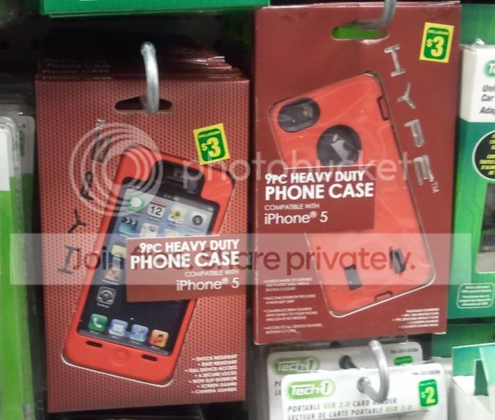 [Dollarama] Dollarama: Hype Heavy Duty iPhone 5 Case + Screen Guards ...