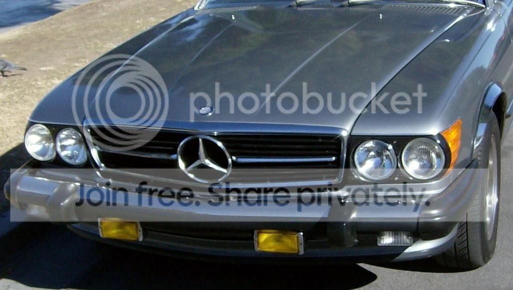 w126 Euro headlights with yellow fog light | Mercedes-Benz Forum